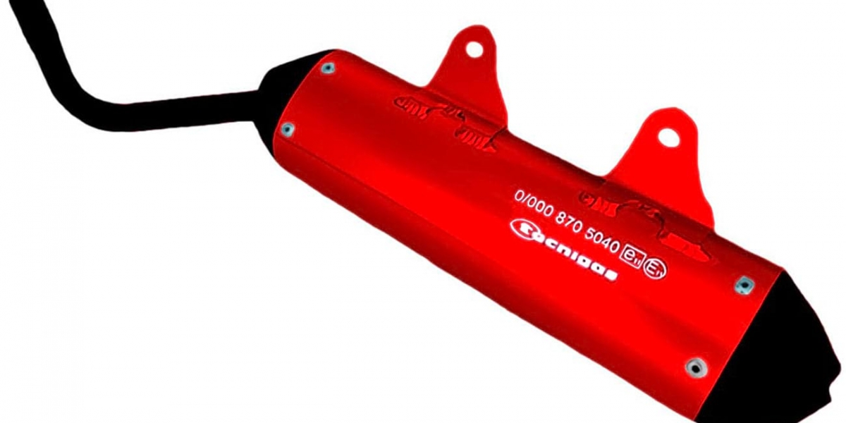 MRT Aluminium Silencer Red - Rieju