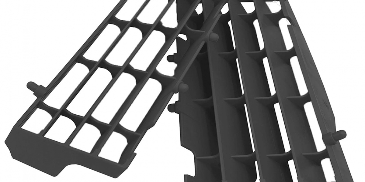 Radiator Louvers Kit Black - Rieju